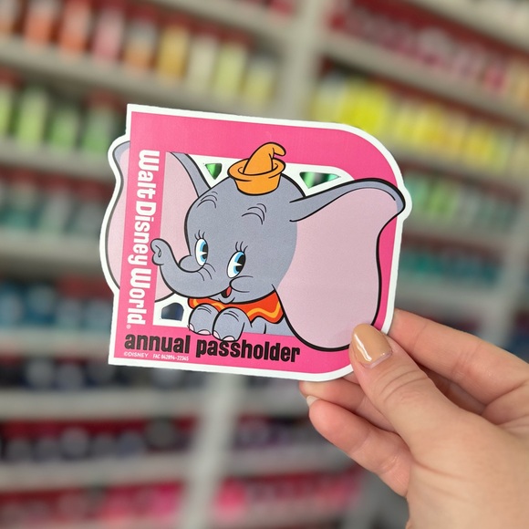 Disney | Wall Decor | New 223 Walt Disney World Dumbo Annual Passholder ...